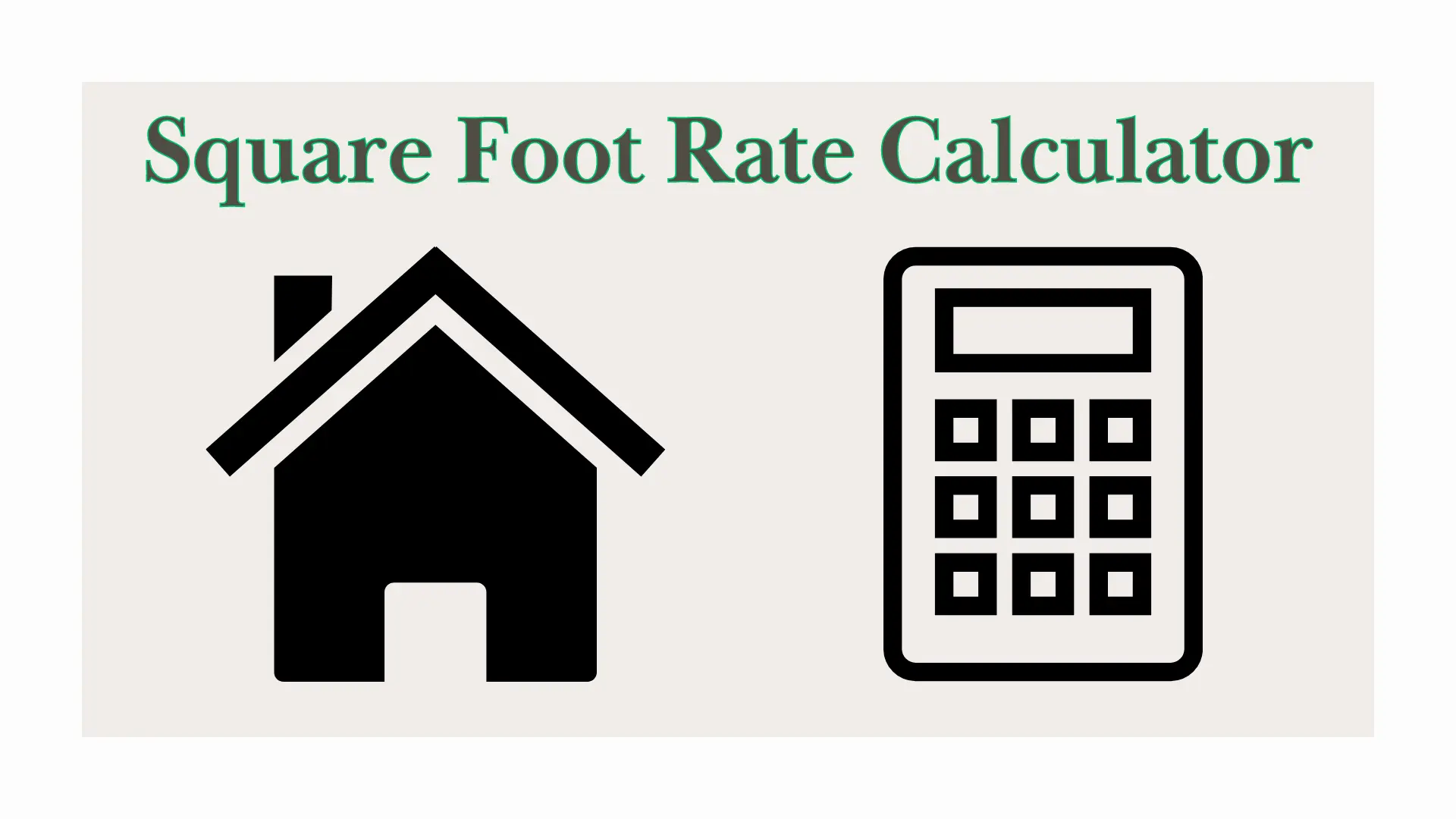 Square Foot Rate Calculator 2024 Civileek Square Foot Rate Calculator 2024 Civileek